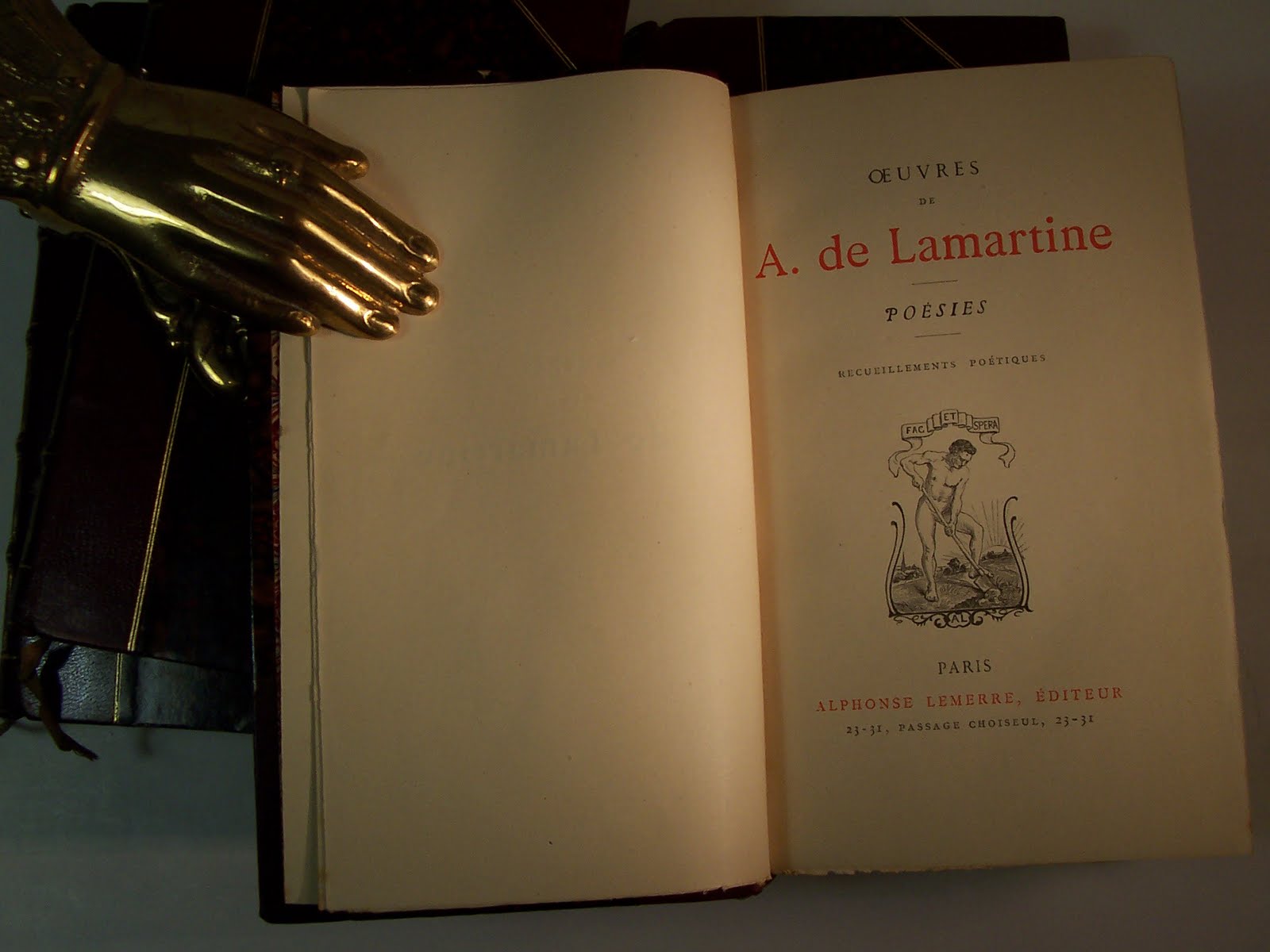 Librairie ancienne et autres trésors...: Alphonse de Lamartine édité ...