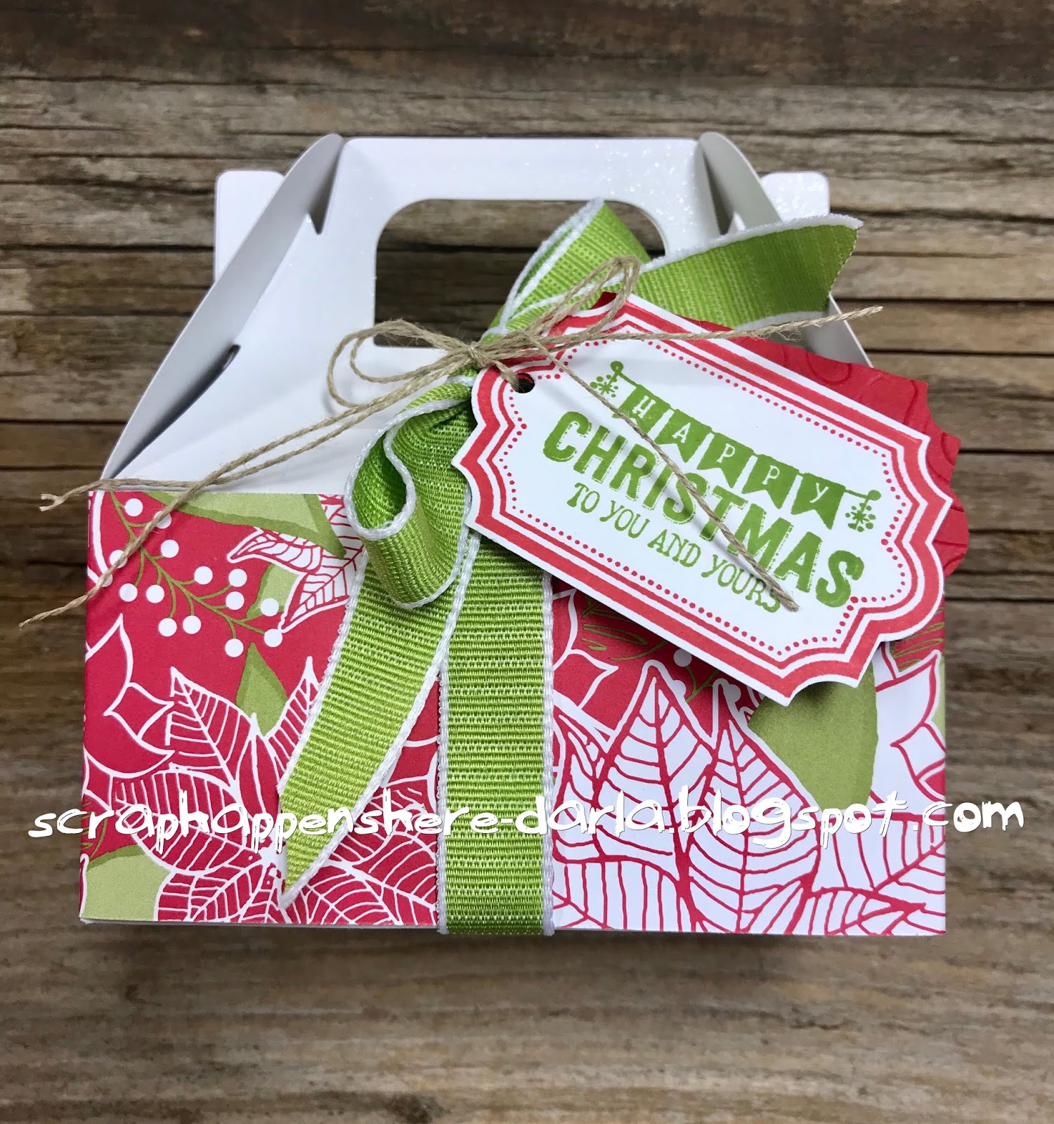 Scrap Happens Here with Darla: Lustrous White Mini Gable Box ...