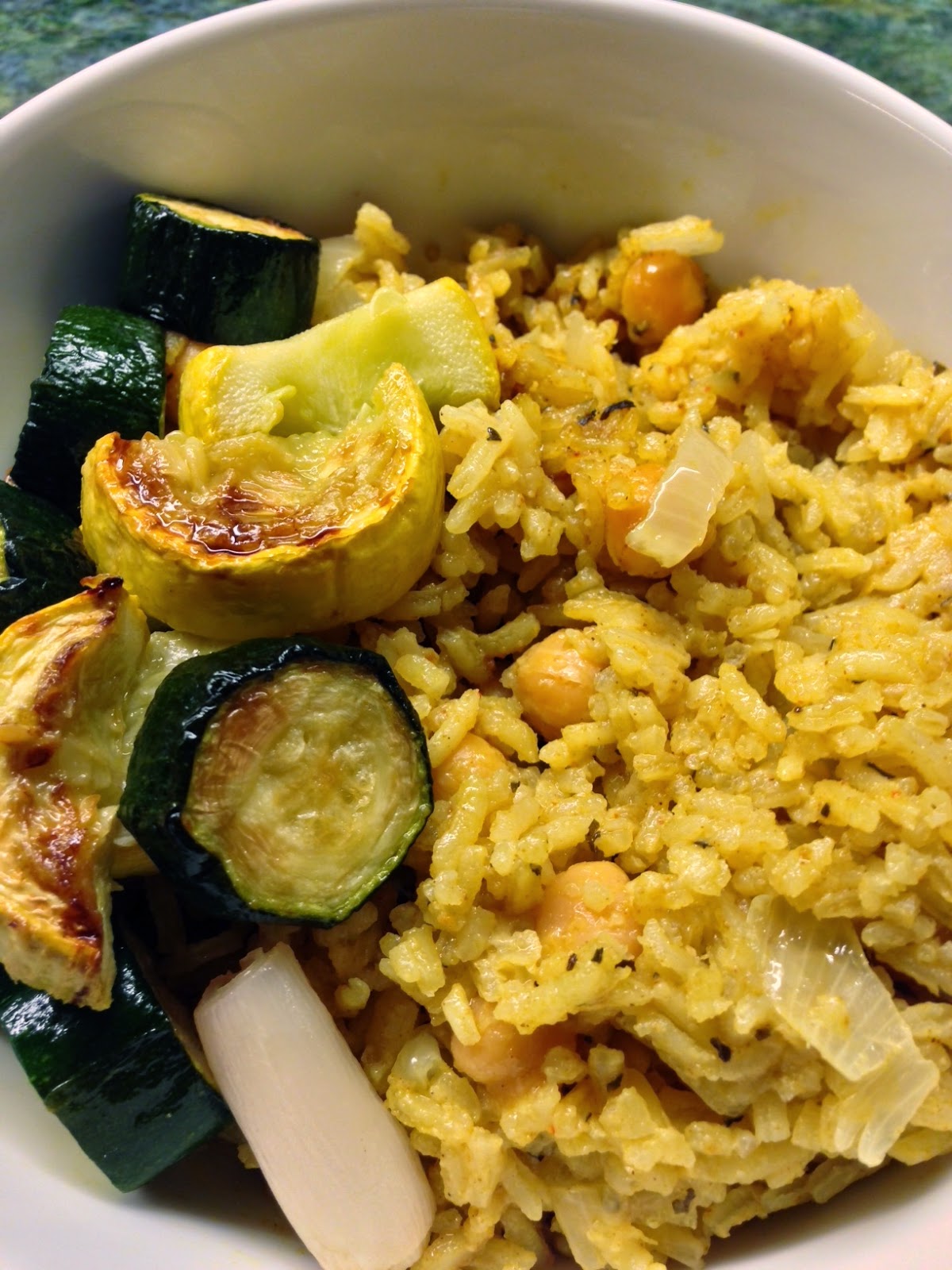 Speak Vegan To Me: Spicy Yellow Curry Rice