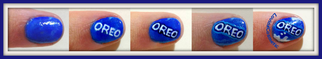 LovingCosmetic: OREO NAILS - RETO 2013 #1