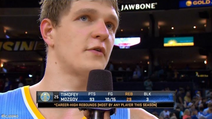 NWK to MIA: Timofey Mozgov Put Up An All-Time NBA Stat Line Last Night