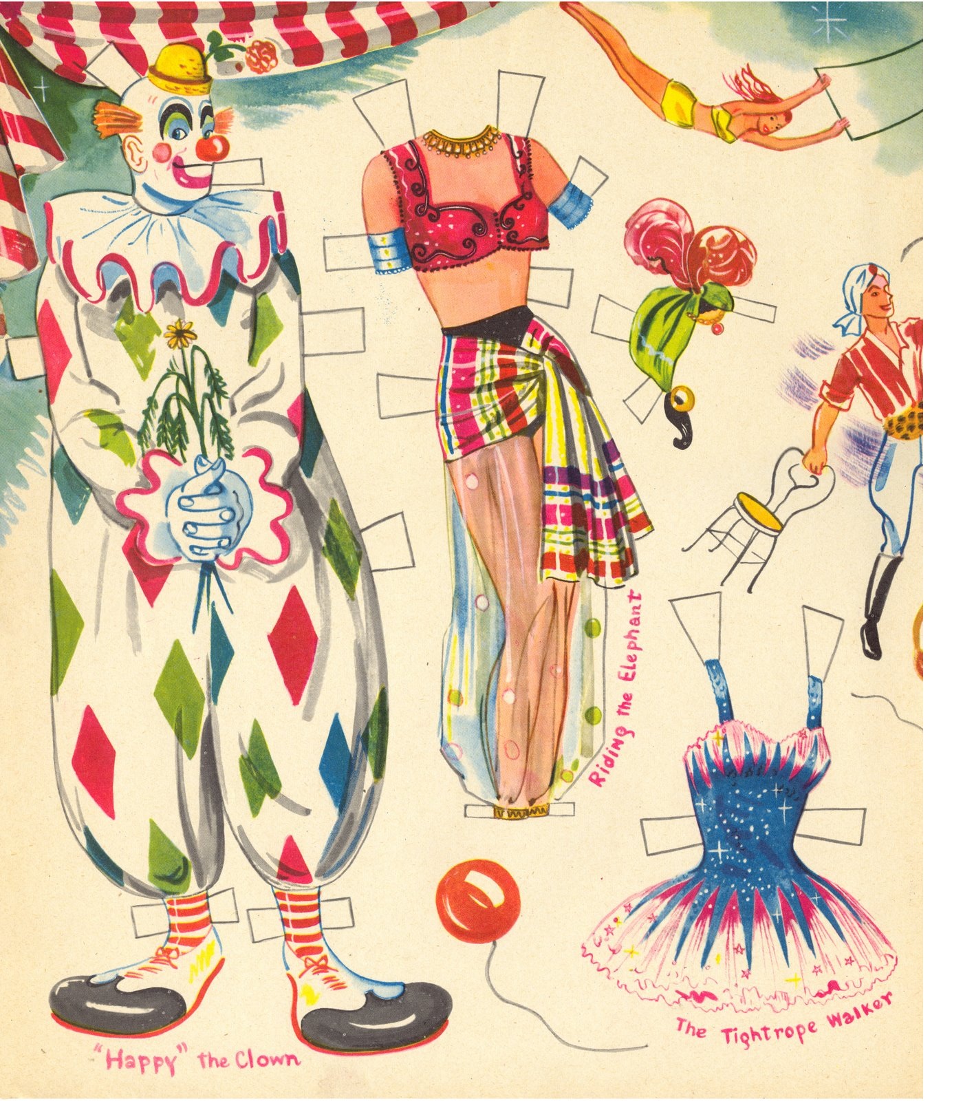 Kathleen Taylors Dakota Dreams Thursday Tab Saalfield Circus Paper