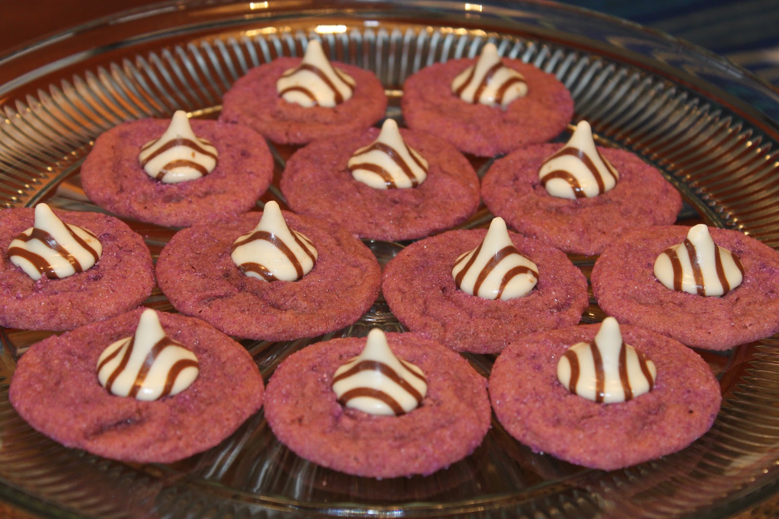 Mama Clucks: Purple Peanut Butter & Chocolate Cookies