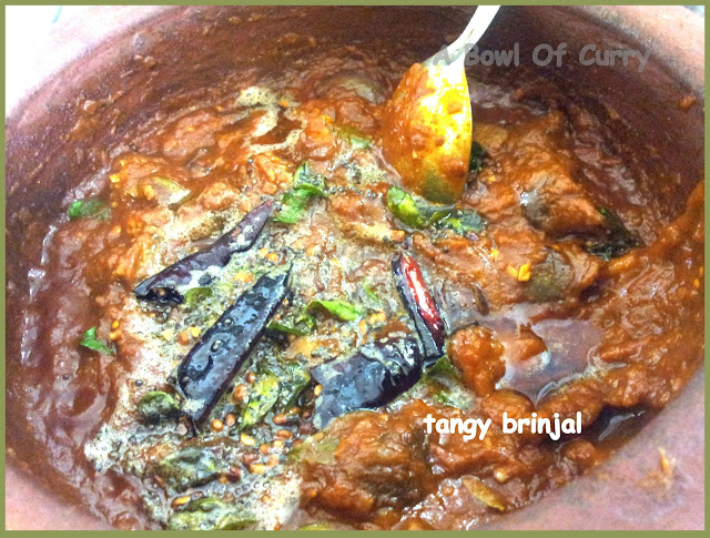A Bowl Of Curry: Tangy Brinjal
