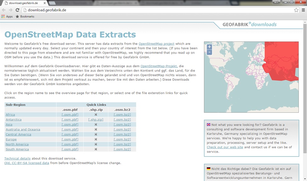 Cara Download Data Shapefile (SHP) Open Street Map (OSM) - GISPEDIA