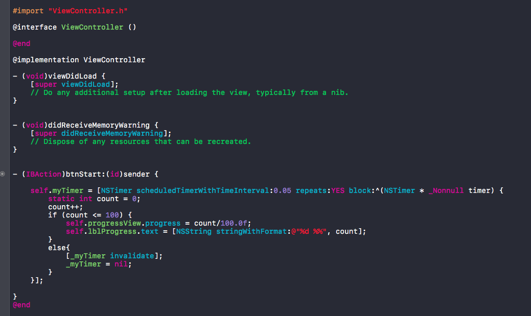 Quick Guide for iOS Development (Objective-C & Swift): How to implement Progress View in ...