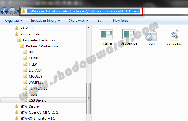 การใช้งานโปรแกรม Proteus สำหรับจำลองการทำงานของ USB Devices