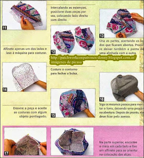 PATCHWORK= SOLO PATRONES = TODO GRATIS: BOLSO EN PATCHWORK