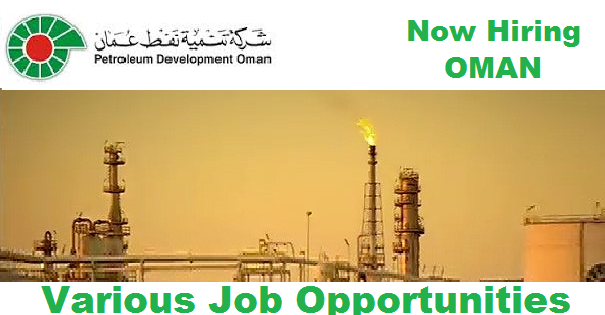PETROLEUM DEVELOPMENT OMAN JOB OPENINGS | OMAN