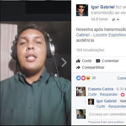 Igor Gabriel - Locutor Esportivo