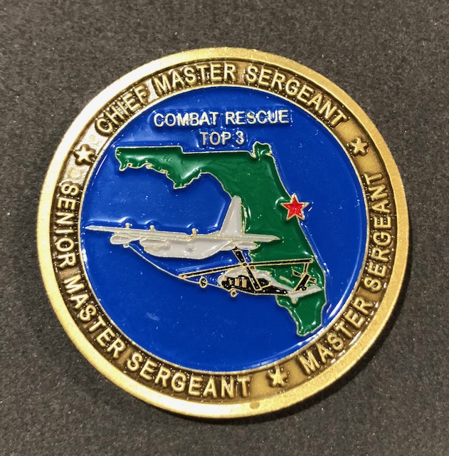 THE USAF RESCUE COLLECTION: USAF 308th RQS / Patrick AFB / Challenge Coin