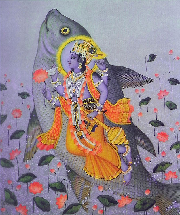 Bharat Dreams - pmikos: Matsya Avatar - Lord Vishnu in the form...