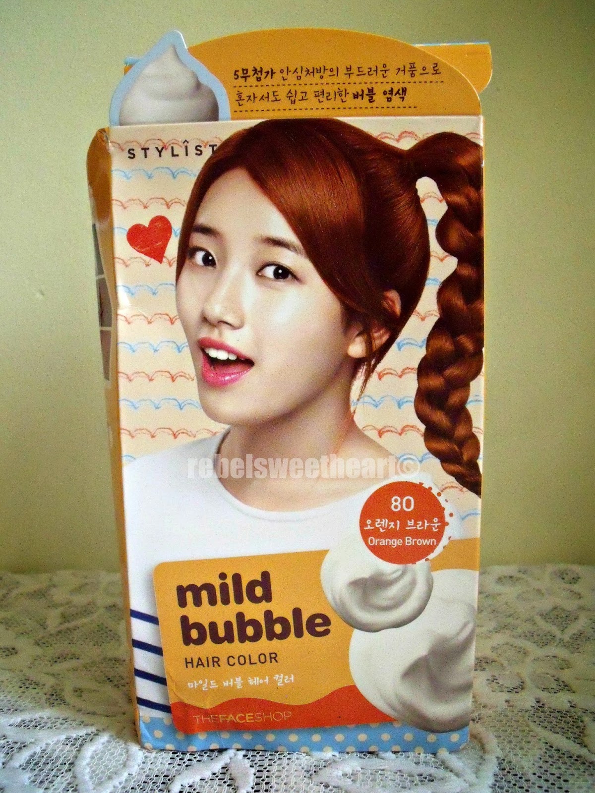 The Rebel Sweetheart.: Hair Story | The Face Shop Mild Bubble Hair ...