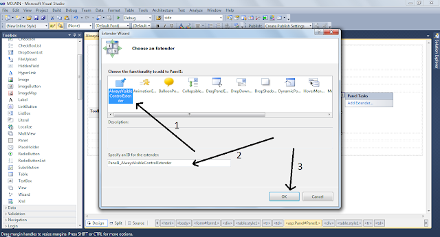 How To Use Always Visible Control In Asp.Net - Ask To Chimp