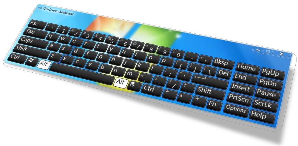 On screen keyboard
