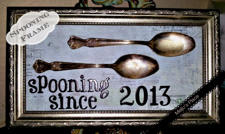 Meljo's Place: Spooning since....Frame project.