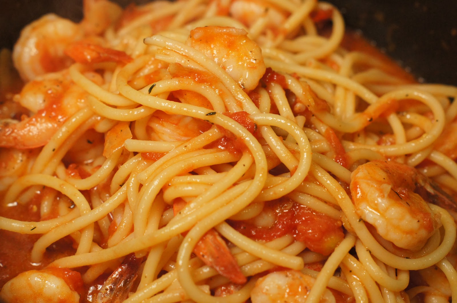 Chef Gama's Pictures: Shrimp Diablo Pasta by Chef Gama C