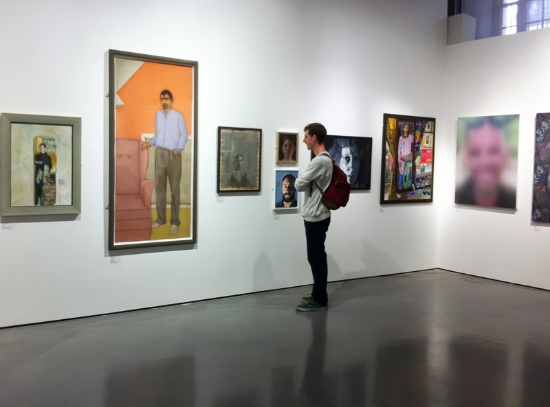 Lucie Geffré: Self portraits at the Mall Galleries