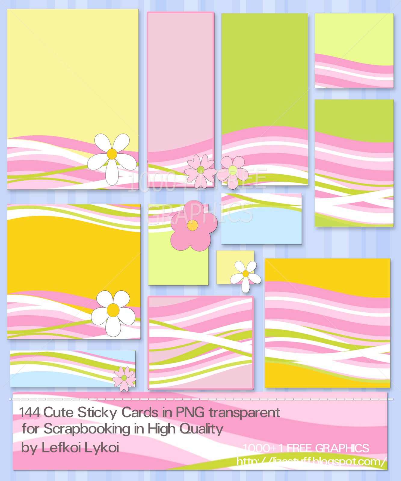 144 Cute sticky Cards - scrapbooking stuff - High Resolution ...