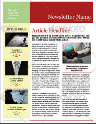 Design Journal : Newsletter ----> HELP eNEWS