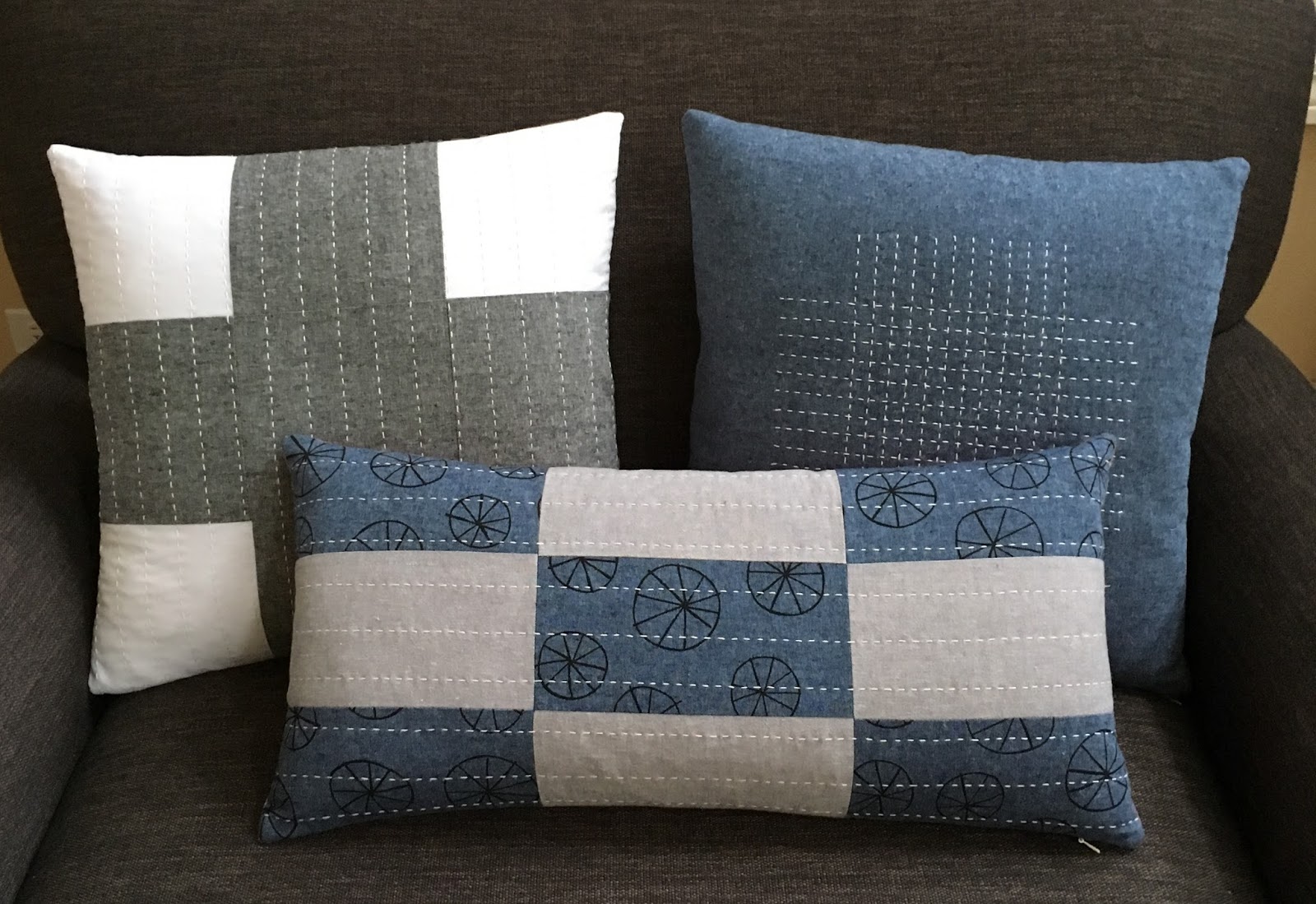 s.o.t.a.k handmade: nine patch pillow