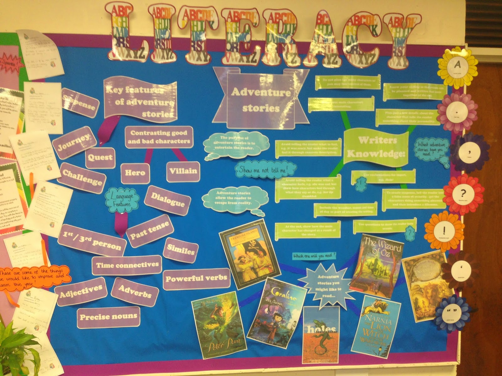 Creative Teaching Displays: Variety of Literacy displays over the years...