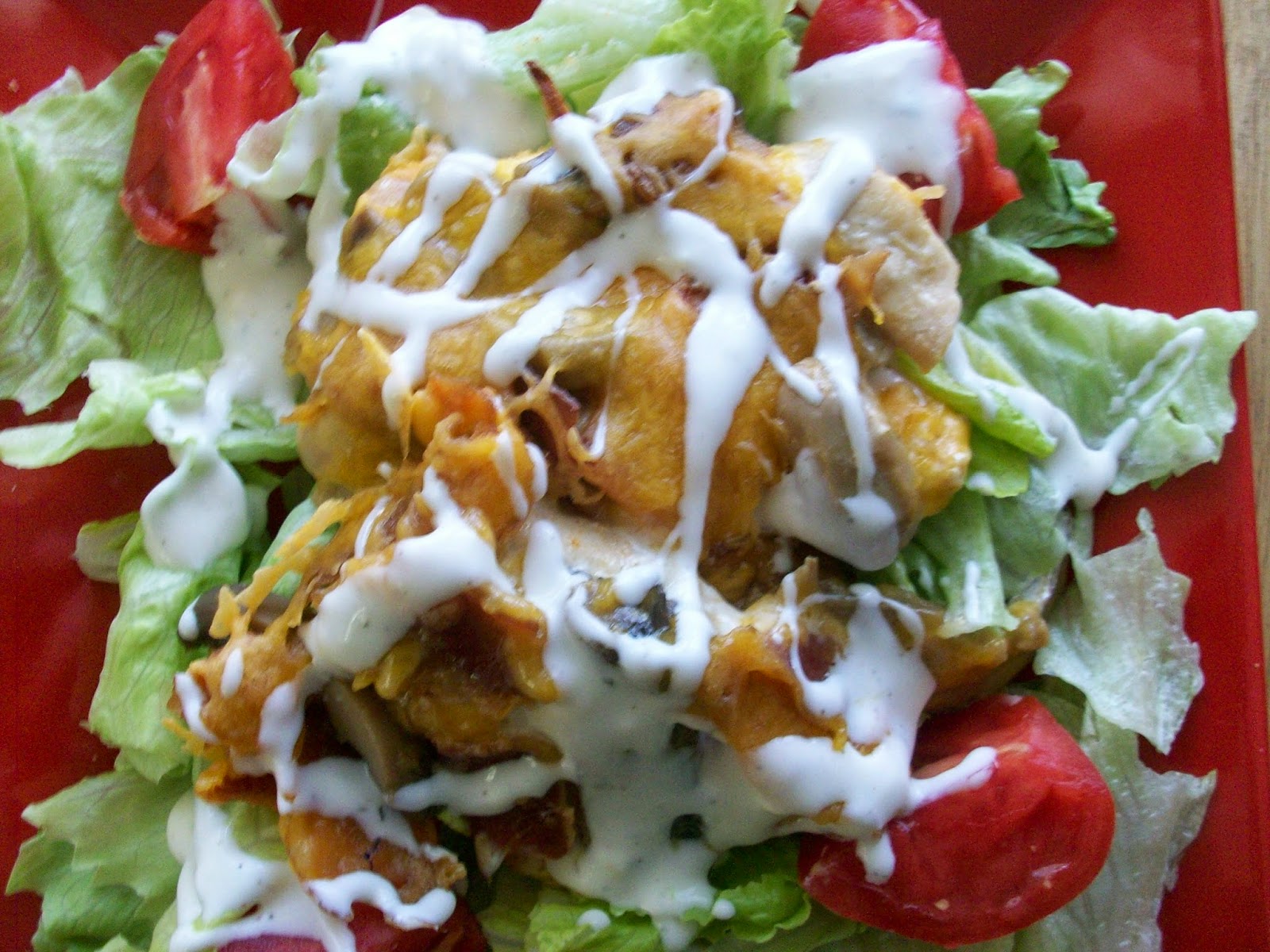 Think With Your Taste Buds - Chicken: Alice Springs Chicken Ranch Salad
