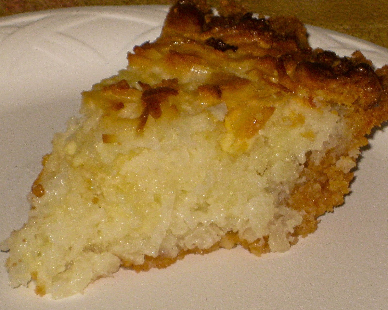 Spoonfeeding Casanova Toasted Coconut Macaroon Pie