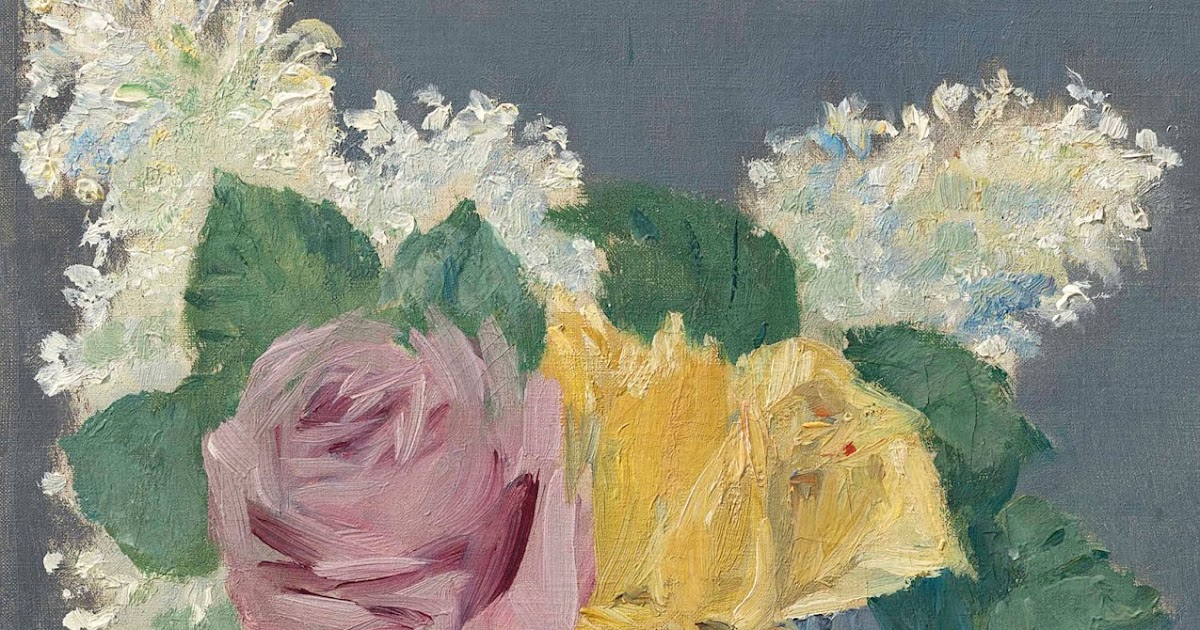 A Still Life Collection: Edouard Manet (1832-1883) - Lilas et roses