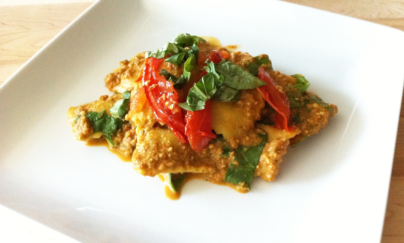Made to Create: Ravioli with Roasted Tomato and Basil Pesto