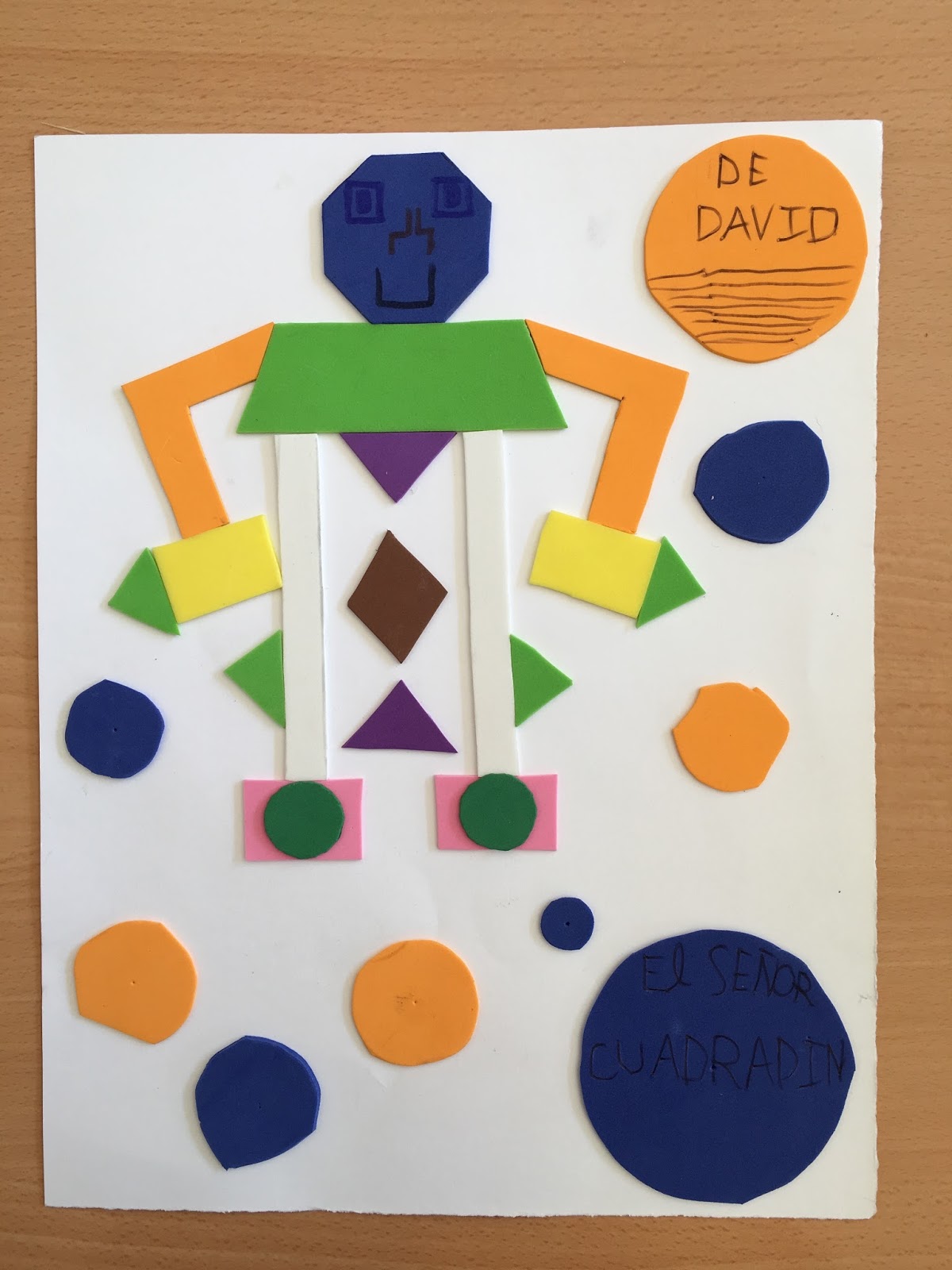 Los listillos de la clase: CONSTRUIMOS ROBOTS CON LAS FIGURAS PLANAS