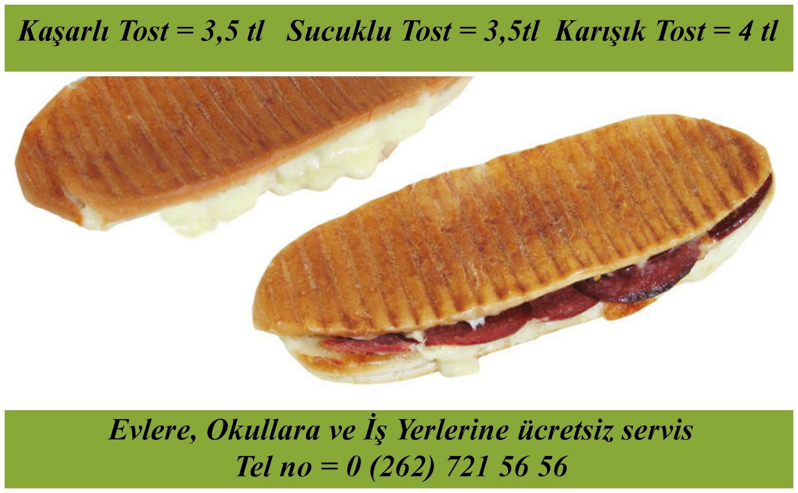 Gebze Huzurkent Çiğ Köfteci Sait 0(262) 721 56 56: Kaşarlı, Sucuklu ...