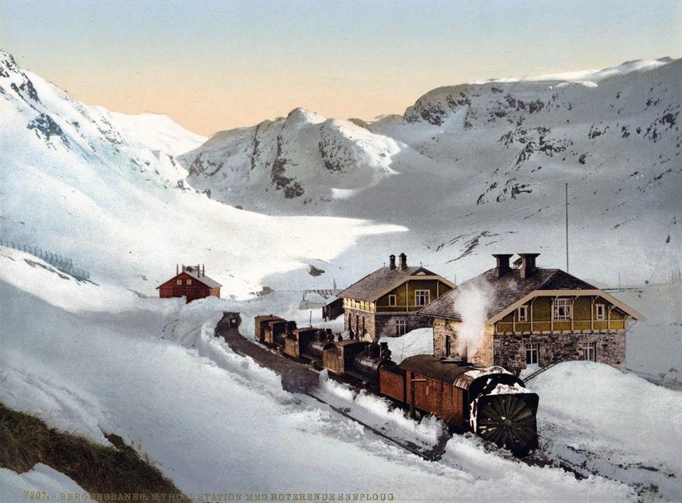 transpress nz: Myrdal, Norway, then and now