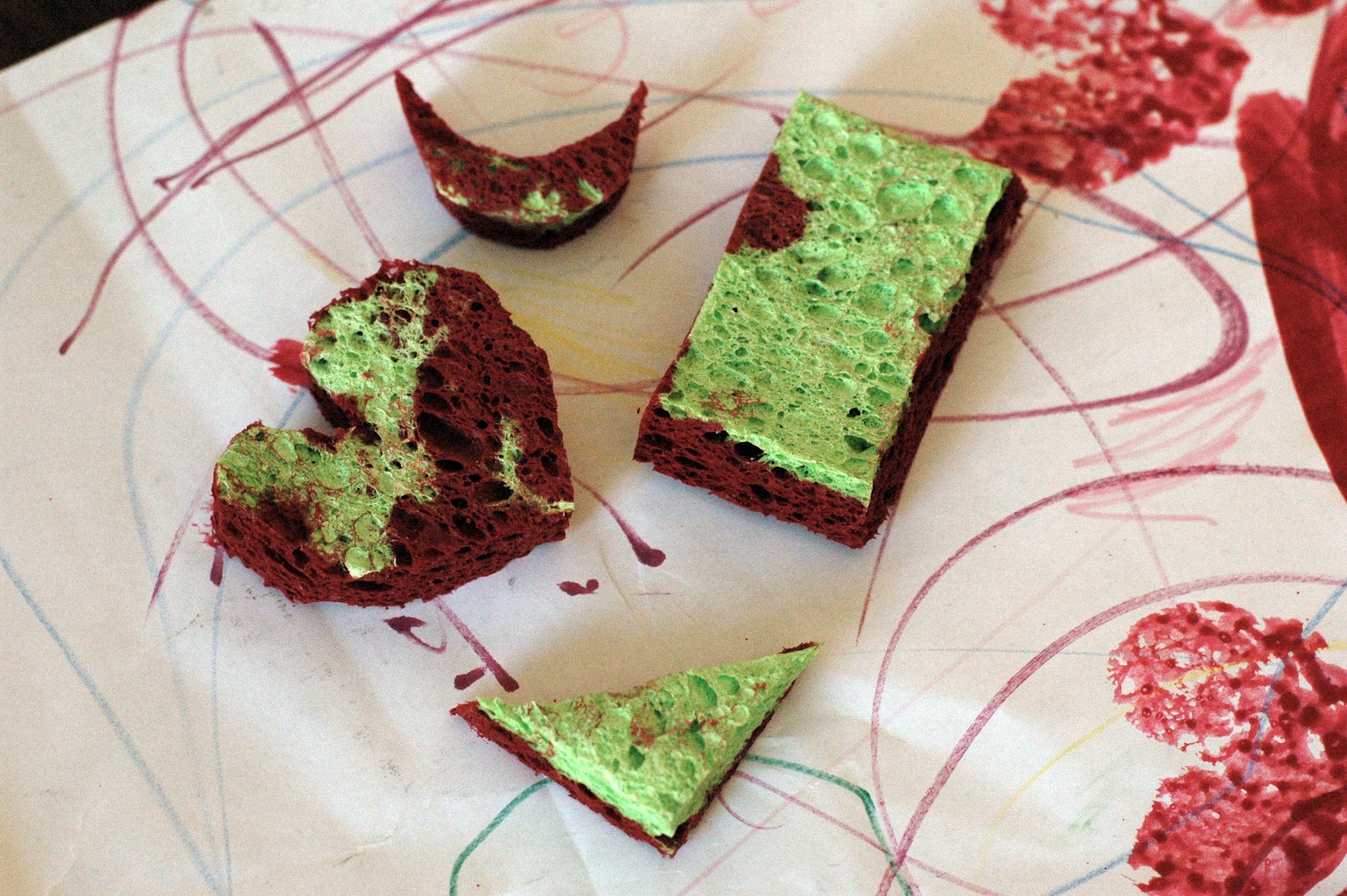 create (with kids): upcycled sponges - FreshlyPlanted