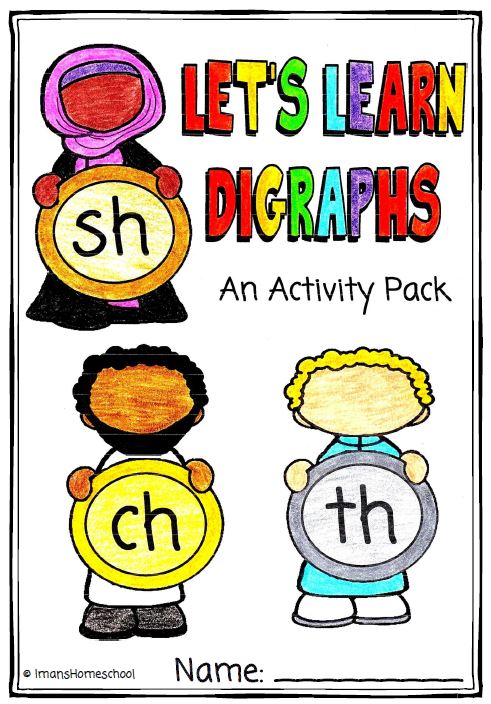 Iman's Home-School: Digraph WH Activity Pack