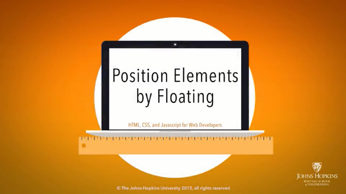 Positioning Elements By Floating Html Css And Javascript For Web Developers