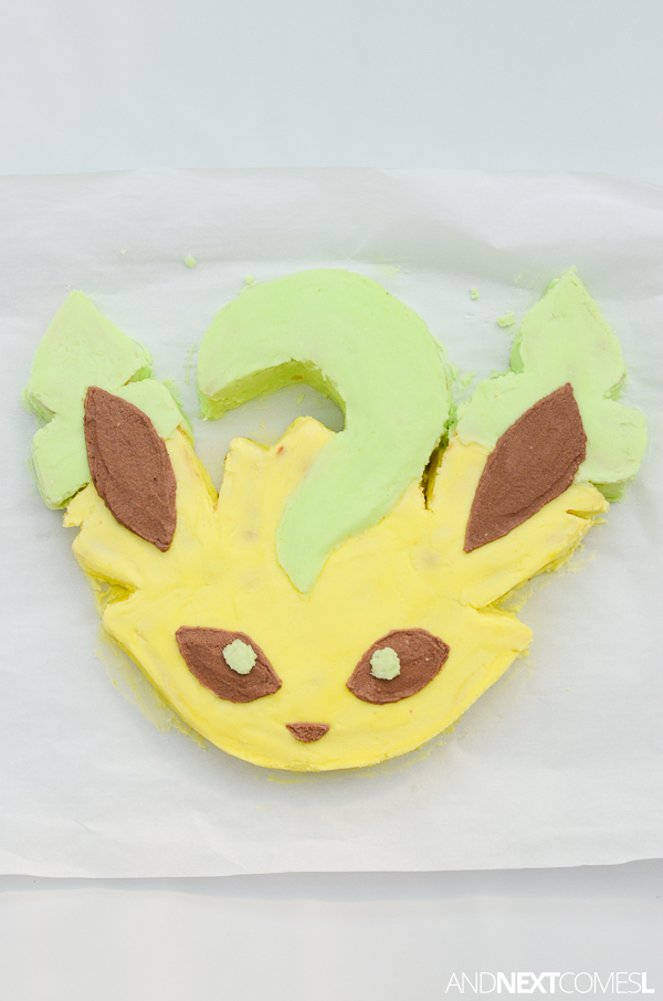 Leafeon Pokemon Birthday Cake | And Next Comes L - Hyperlexia Resources