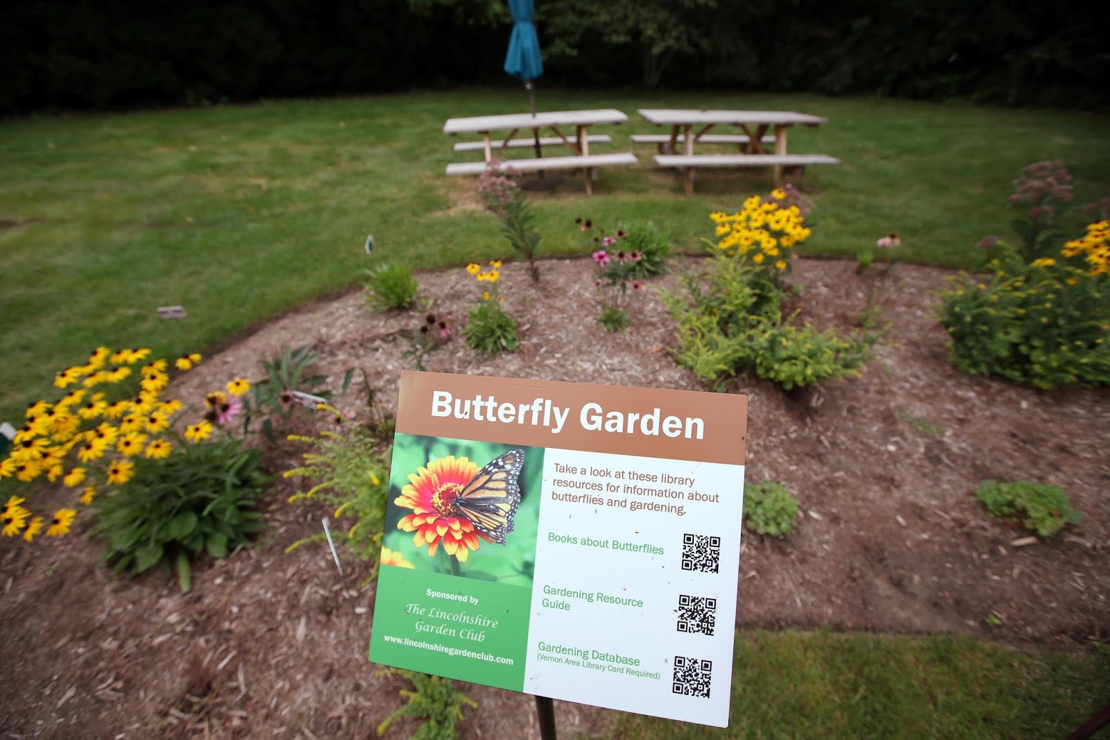 Mark Kodiak Ukena: Vernon Area Public Library Garden