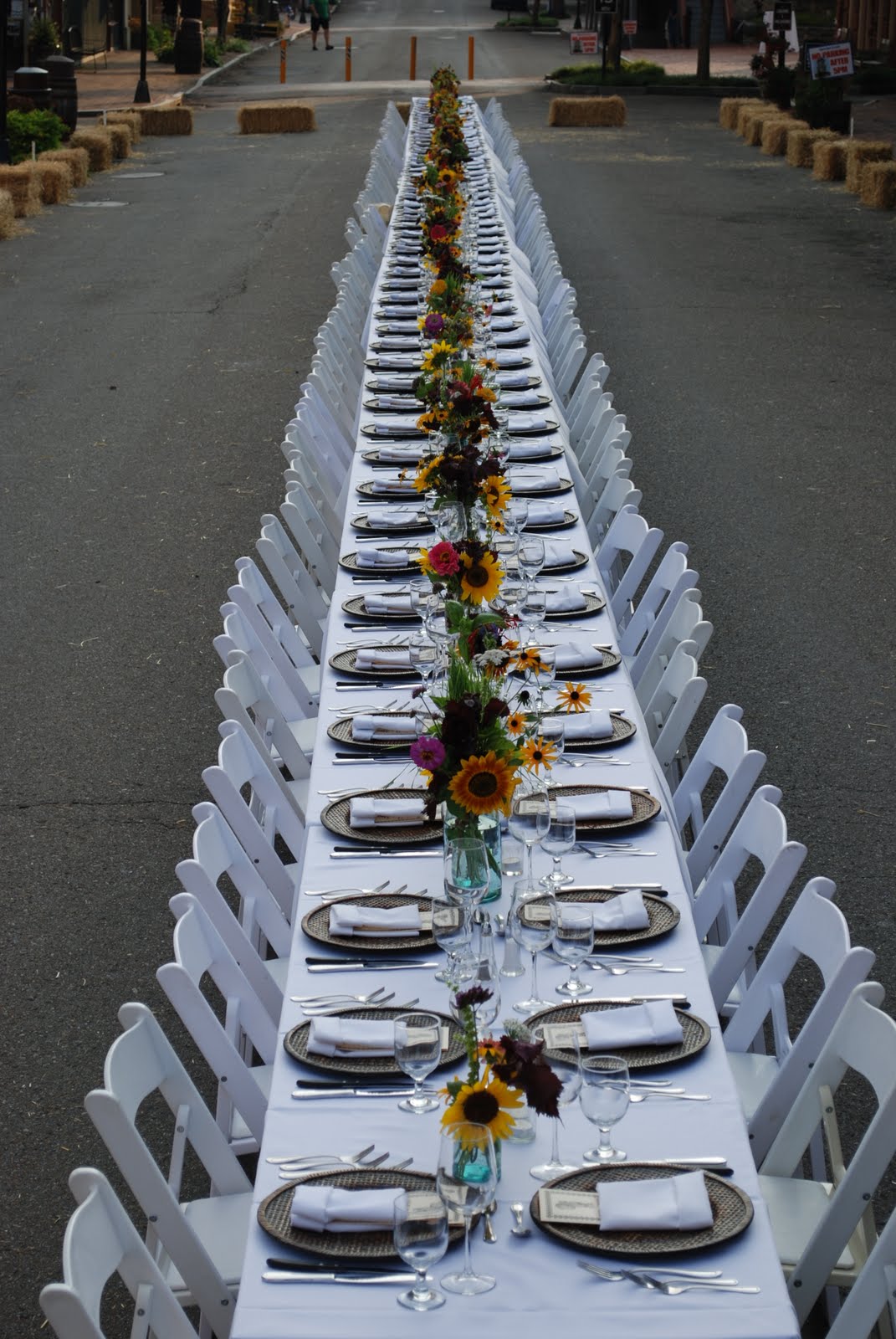 Campy Wedding Style: Farm to Table Dinner on Main 2011 ... Big long ...