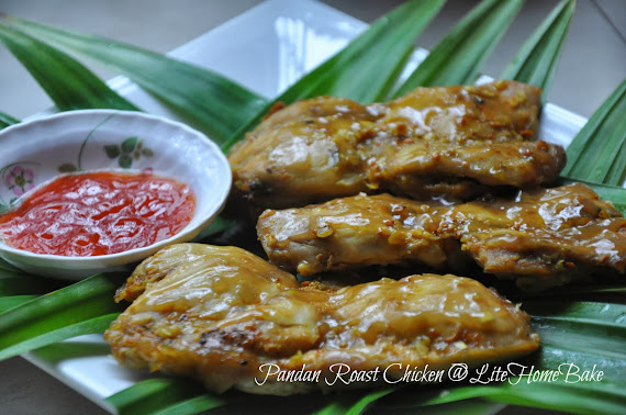 Pandan Chicken, the Lazier Way ~ Lite Home Bake