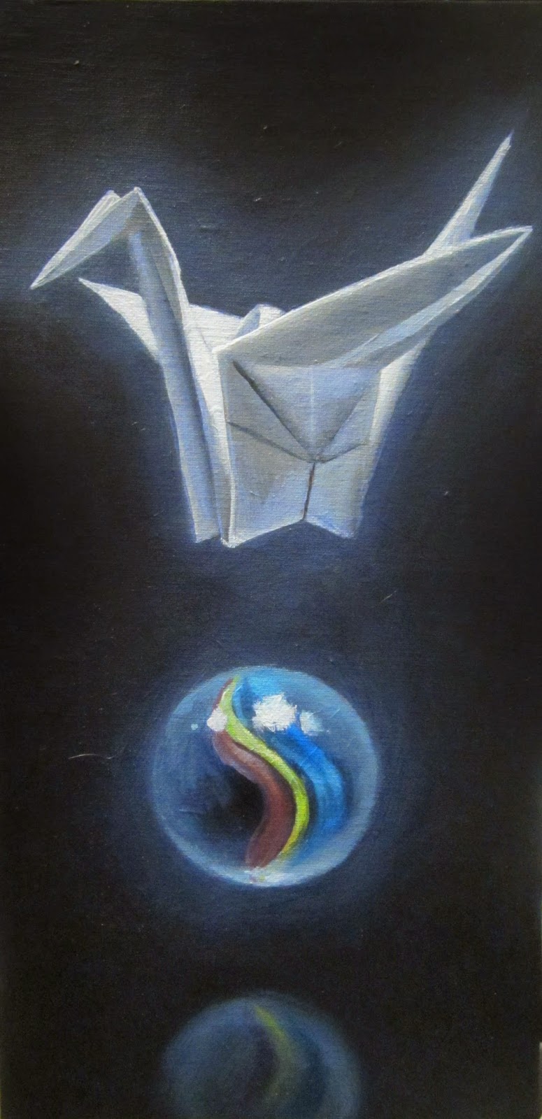 One Painting a Day: Something Shiny