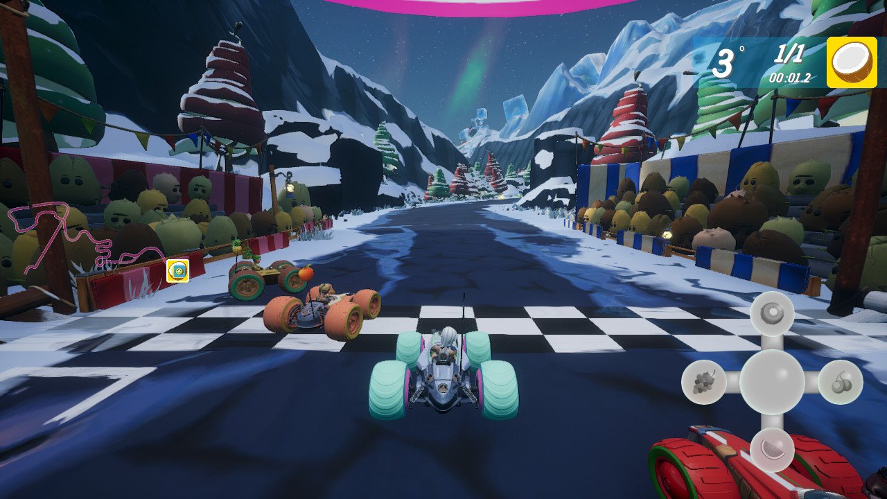 Análise: All-Star Fruit Racing (Switch) é uma criativa salada de fruta ...