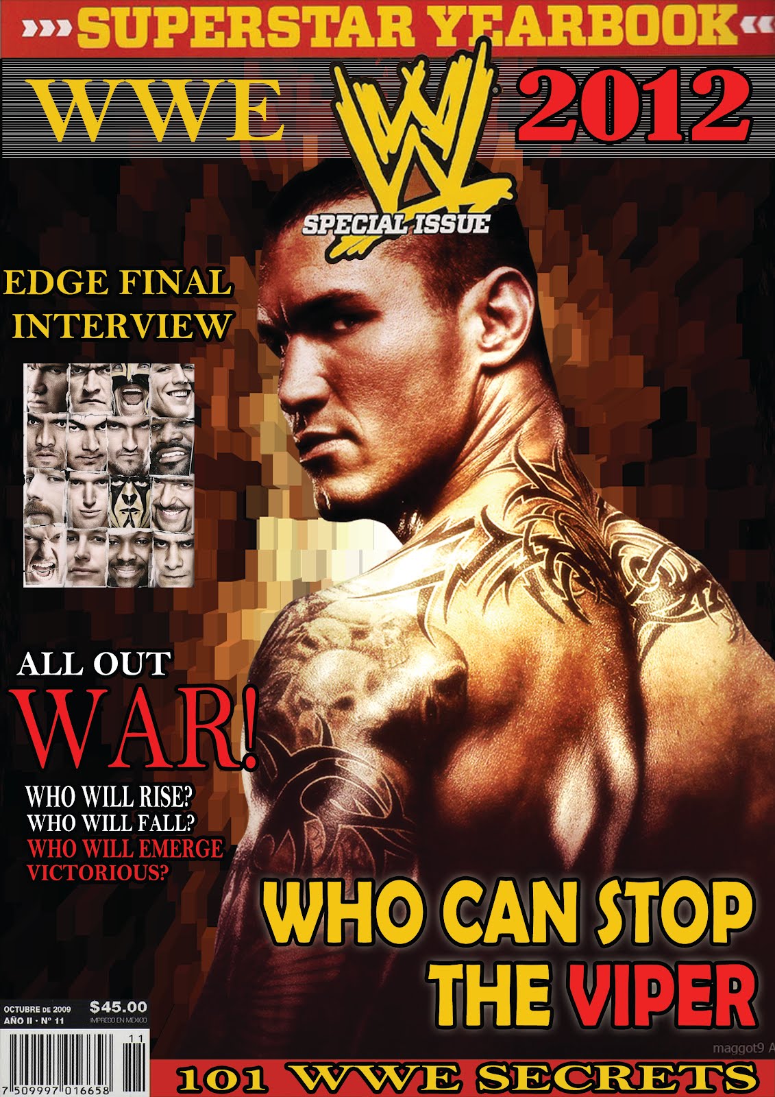 ENEMY DESIGN: MY WWE COVER MAGAZINE