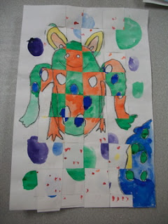 That Little Art Teacher: Watercolor Animal Weavings 4th grade Part II