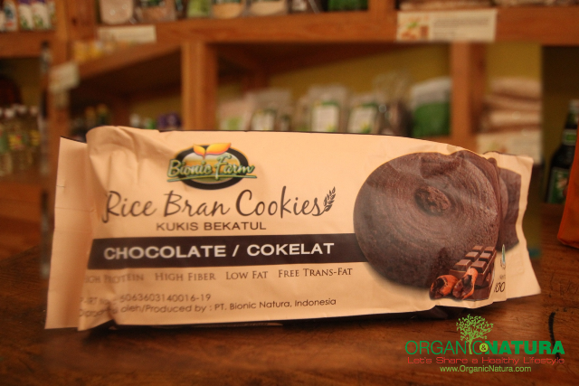 Organic Natura: Bionic Farm Cookies | Kukis Bekatul Rasa Coklat