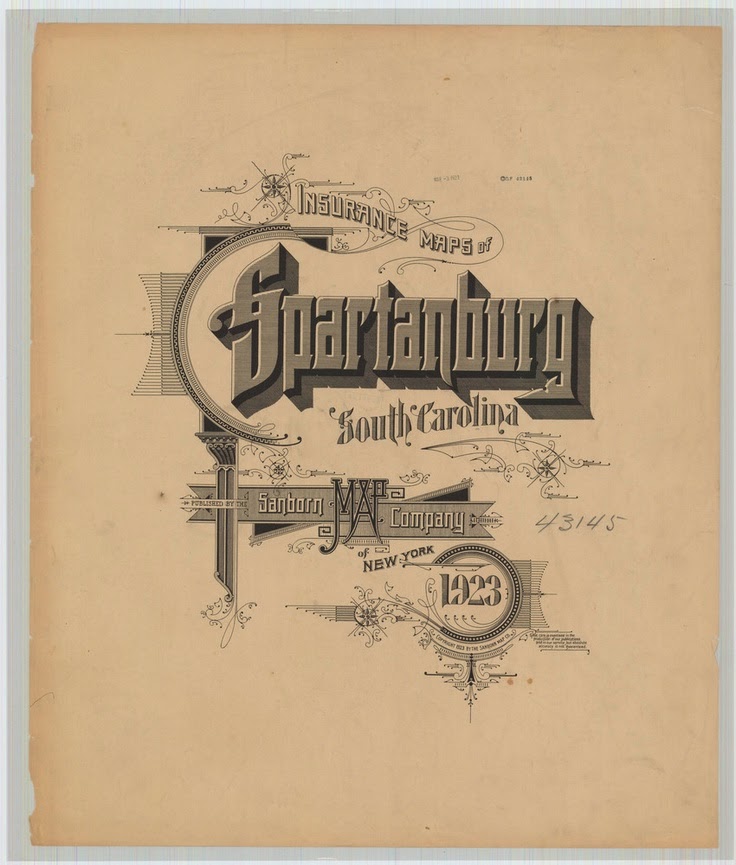 Expresh Letters Blog: Sanborn Insurance Map Typography