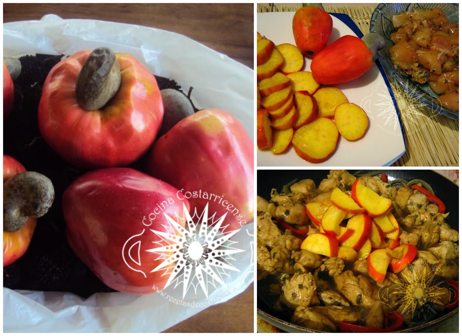 Cocina Costarricense: marañón con pollo