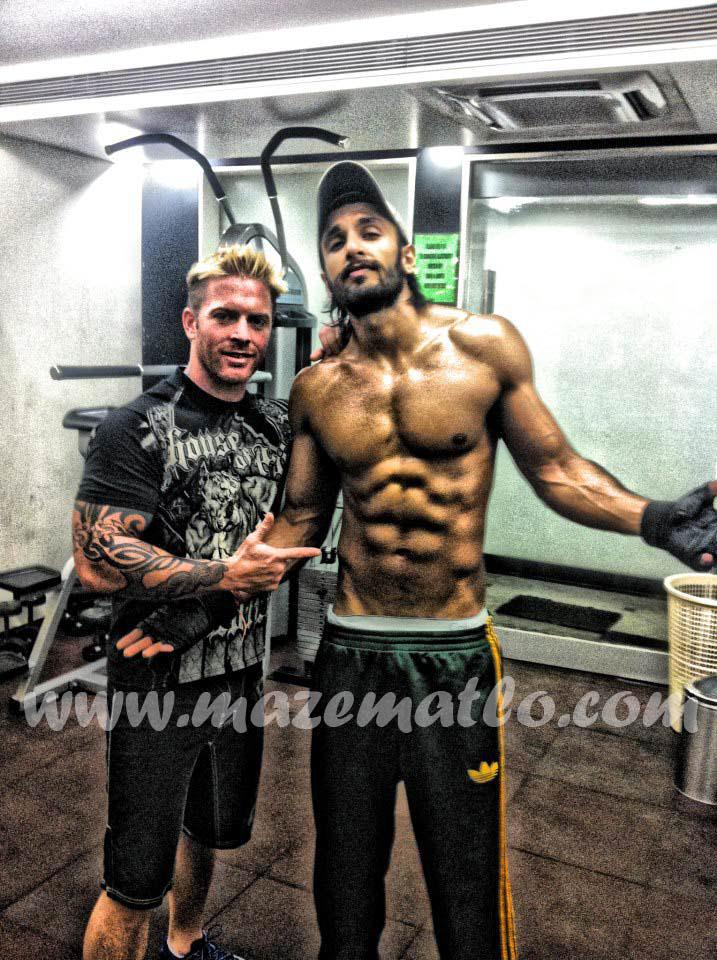 Shirtless Bollywood Men Ranveer Singh