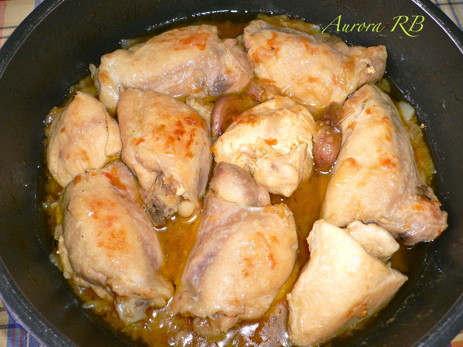 Las recetas de Aurora: Rustido de pollo