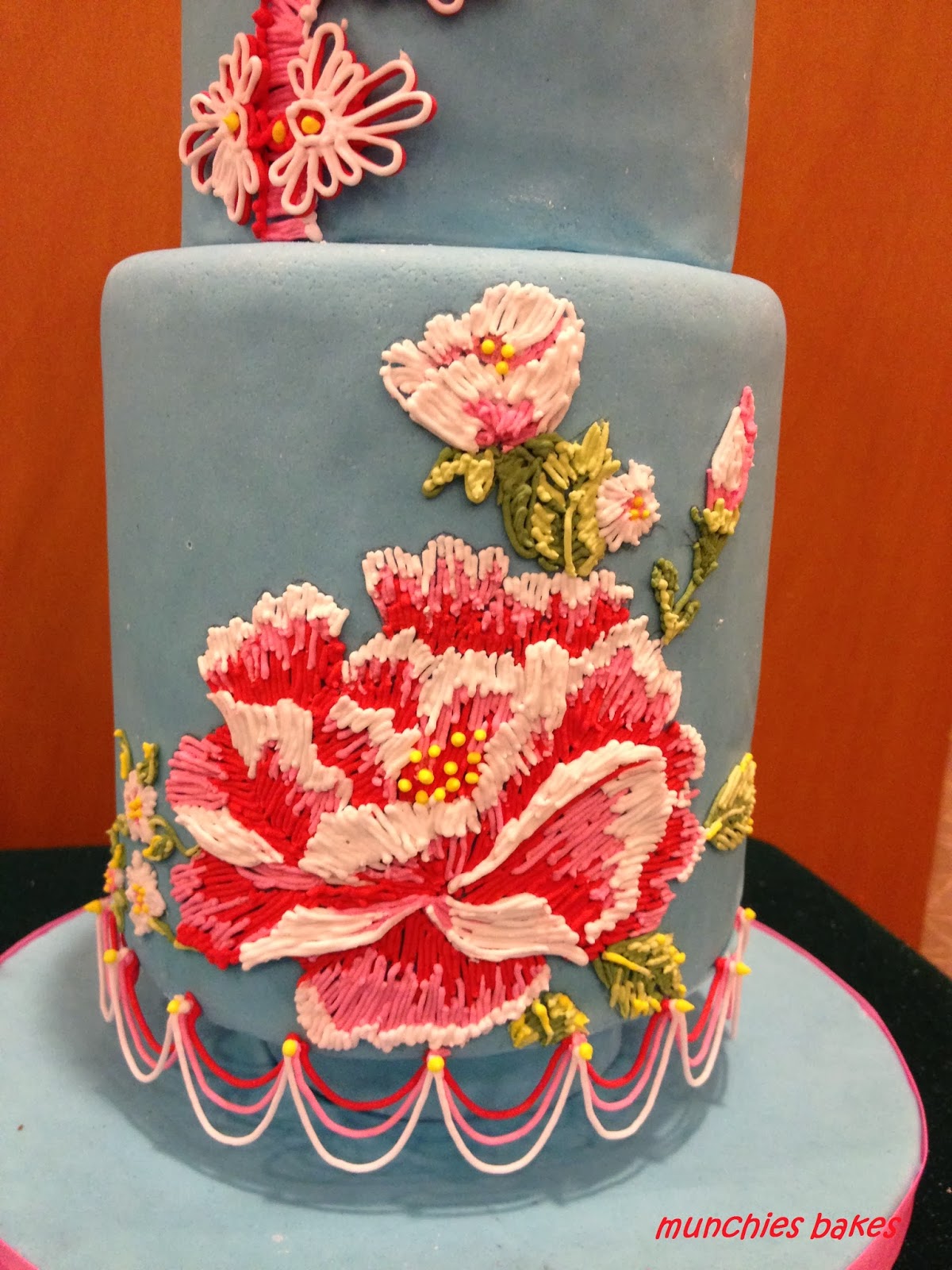 Munchies Bakes: Cheongsam Inspired Cake